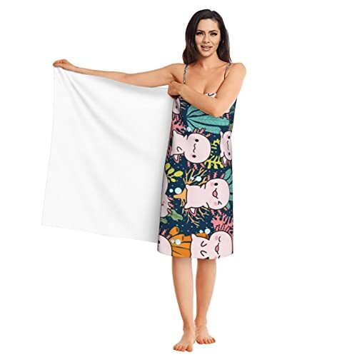 Axolotl Beach Towel for Adults - Lightweight Outdoors Towel 100% ...