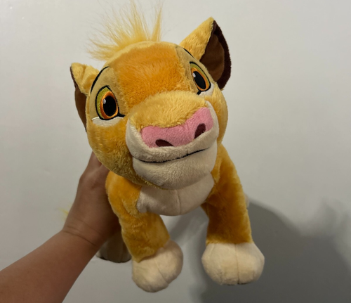 Disney Store Simba Plush - Young Cub - About 14” Long - Lion King - Paw ...