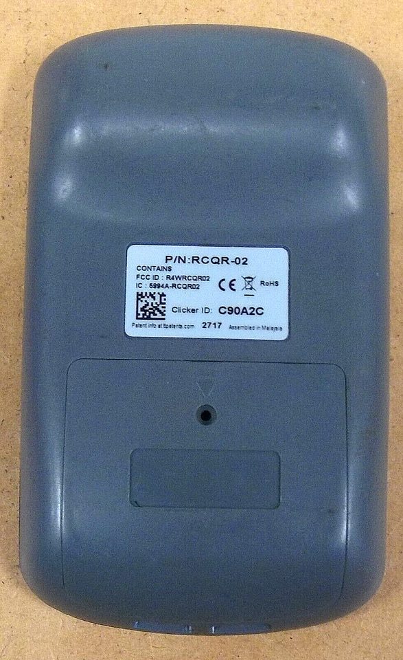 TURNING technologies QT2 - Response Device Clicker - Untested | eBay