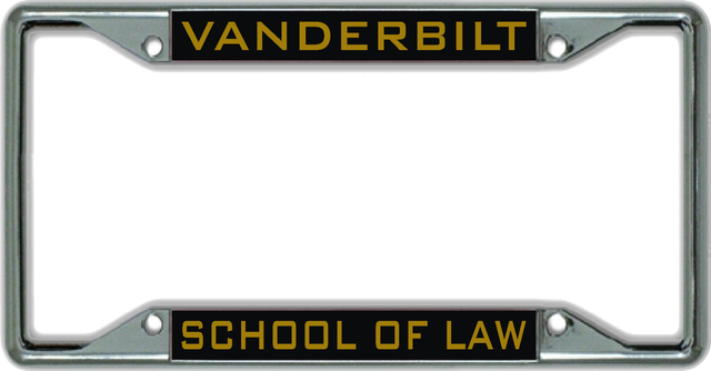 Vanderbilt University Law License Plate Frame for sale online | eBay