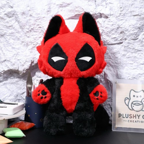 30cm Marvel Deadpool Bear Plush Doll Stuffed Cotton Pillow Cute Toy ...