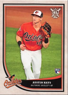 2018 Topps Big League Austin Hays Rookie Baltimore Orioles #77 | eBay