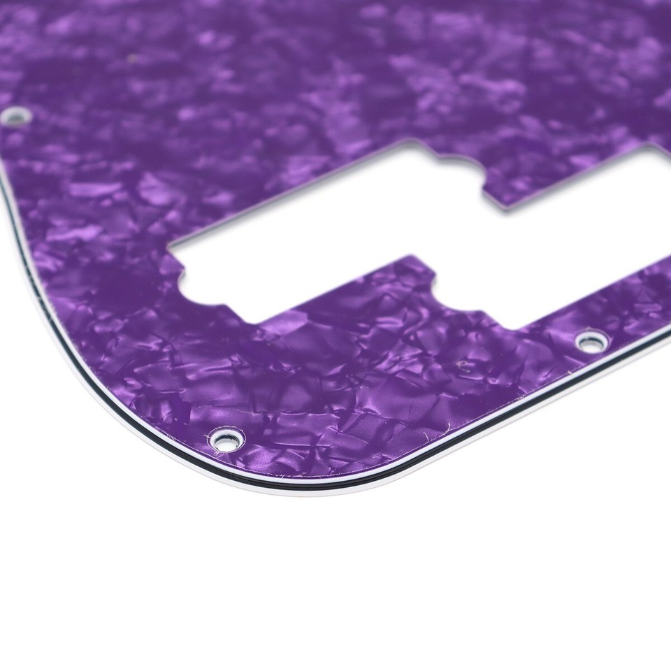 Purple Pearl PVC 4 Ply P Bass Pickguard 13 Screw Holes Scratch Plate ...