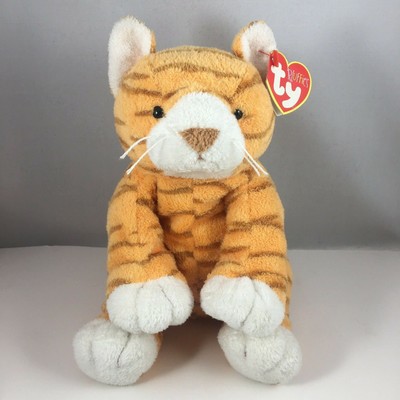 TY Pluffies - PURRZ the Kitten Cat (10 inch) (Tush Tag 2003) CREASED ...