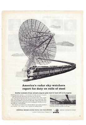 American Railroads Association Print Ad Railroad Advertising Vintage ...