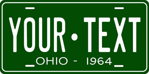 Ohio 1964 License Plate Personalized Custom Car Auto Bike Motorcycle ...