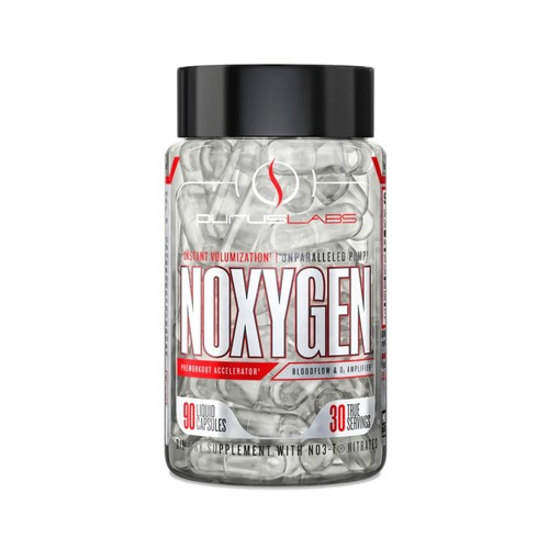 Purus Labs NOXygen Liquid Capsules Pre-Workout Accelerator | Nitric ...