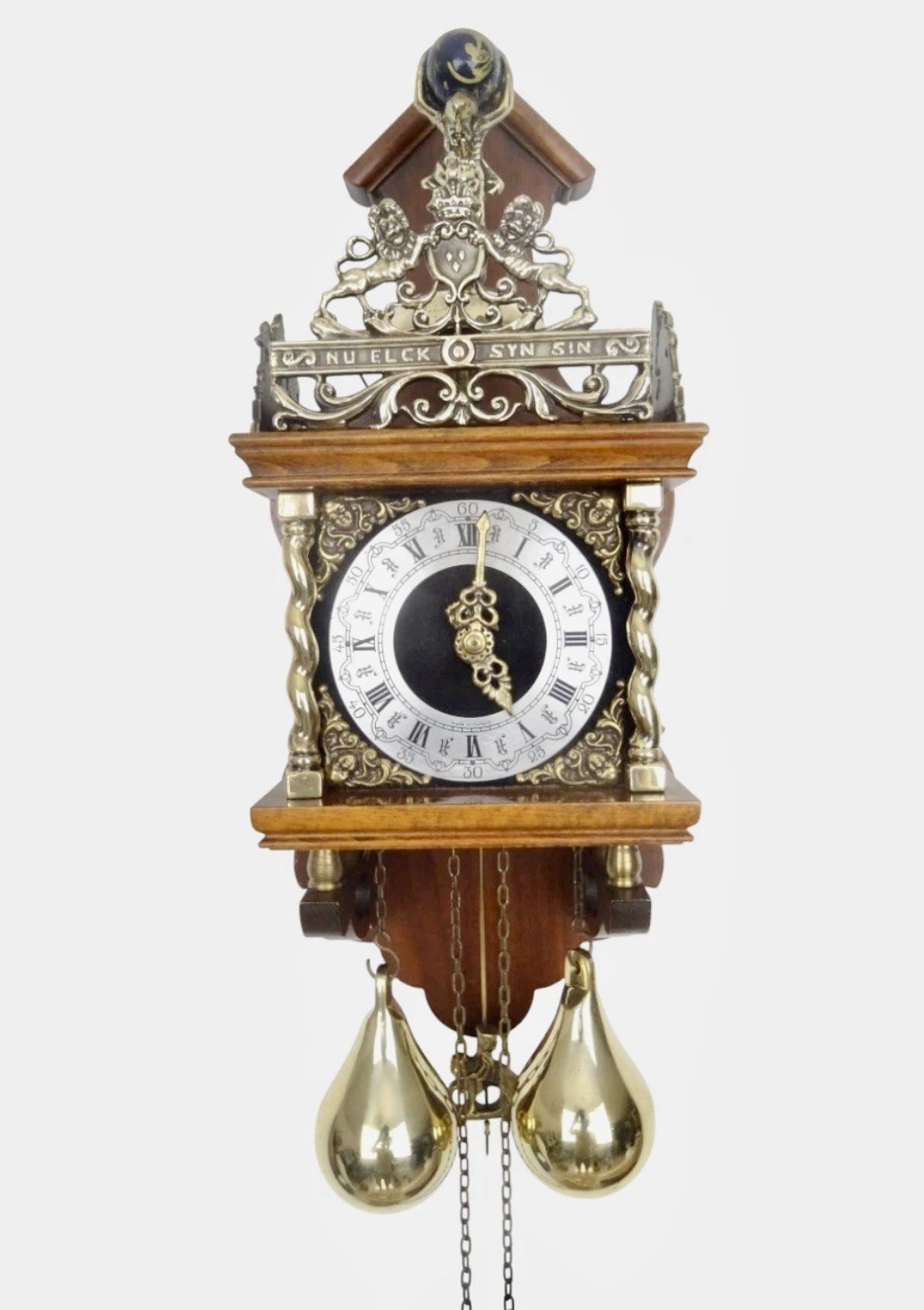 Zaanse Vintage Antique Warmink Dutch Wall Clock 8 day (Hermle WUBA Friesian Era) | eBay