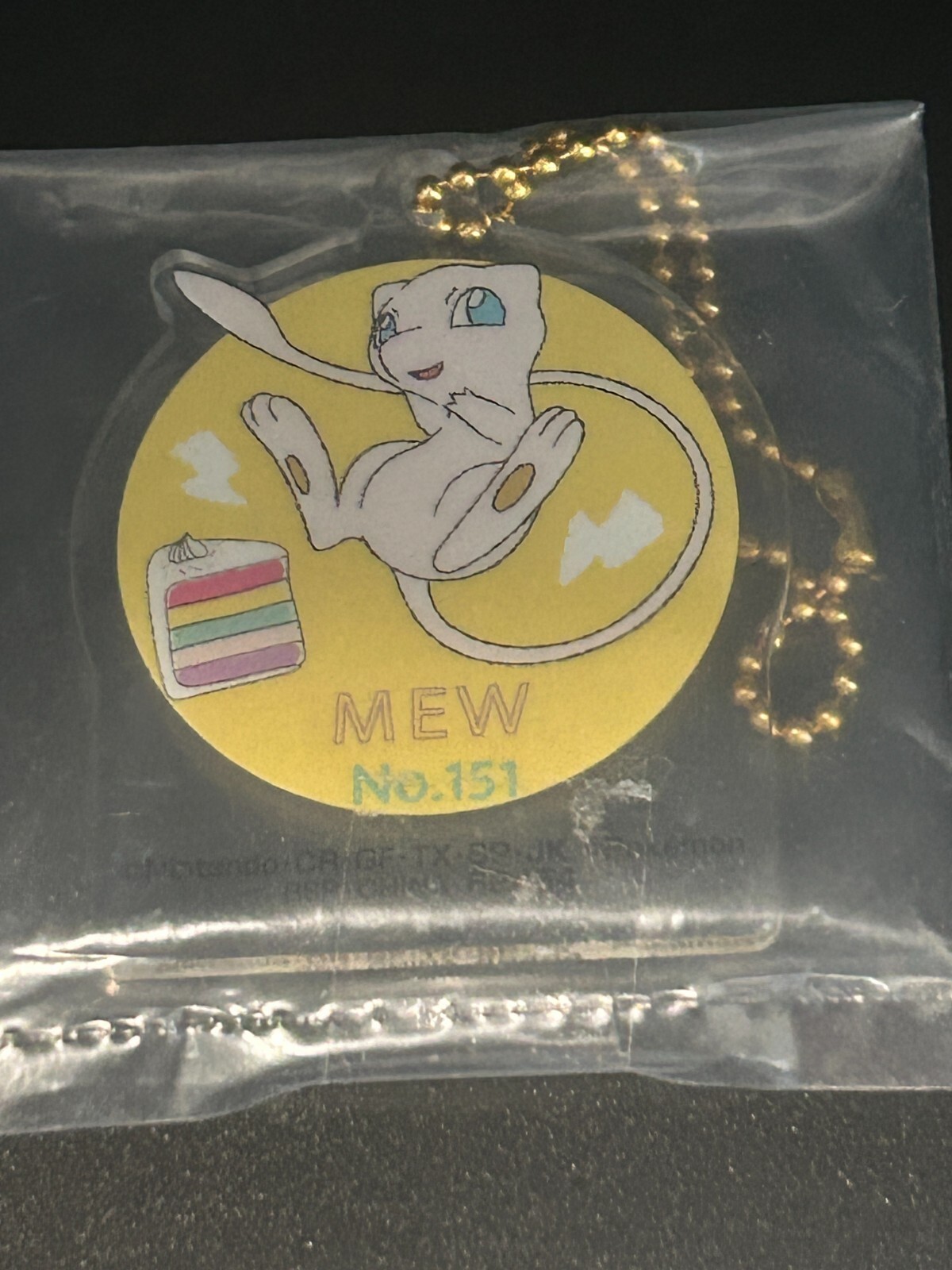 Pokemon Mew No. 151 Acrylic Keychain Charm Sealed New | eBay