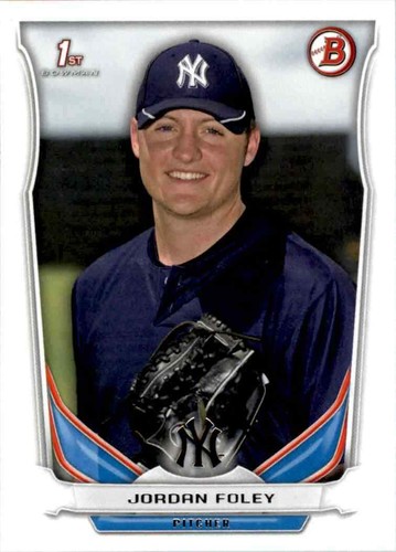 2014 Bowman Draft #DP128 Jordan Foley New York Yankees Baseball Card | eBay
