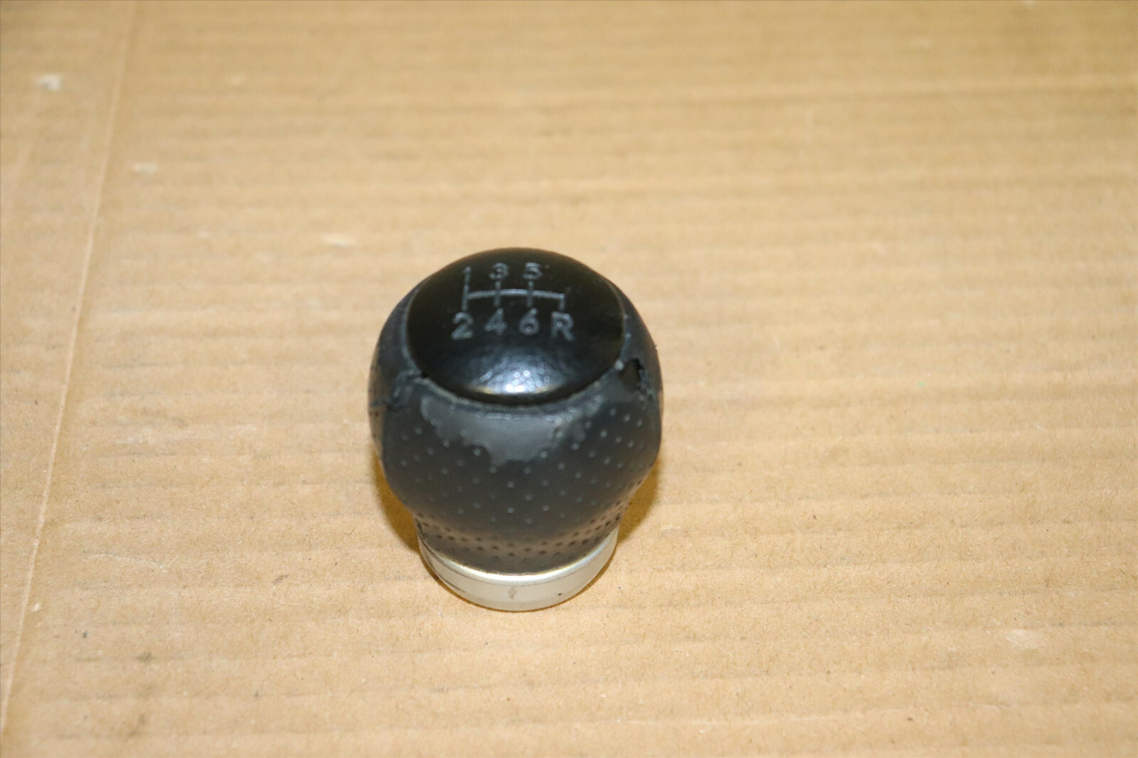 JDM 2002-2007 Subaru Impreza WRX STi Gear Shift Knob Black Leather Red ...