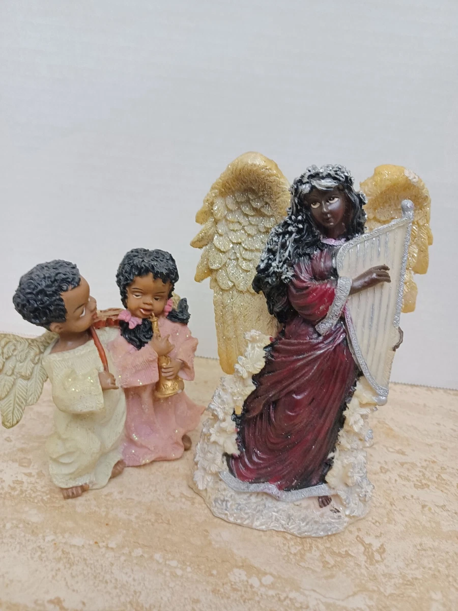 African American Angels Figurines