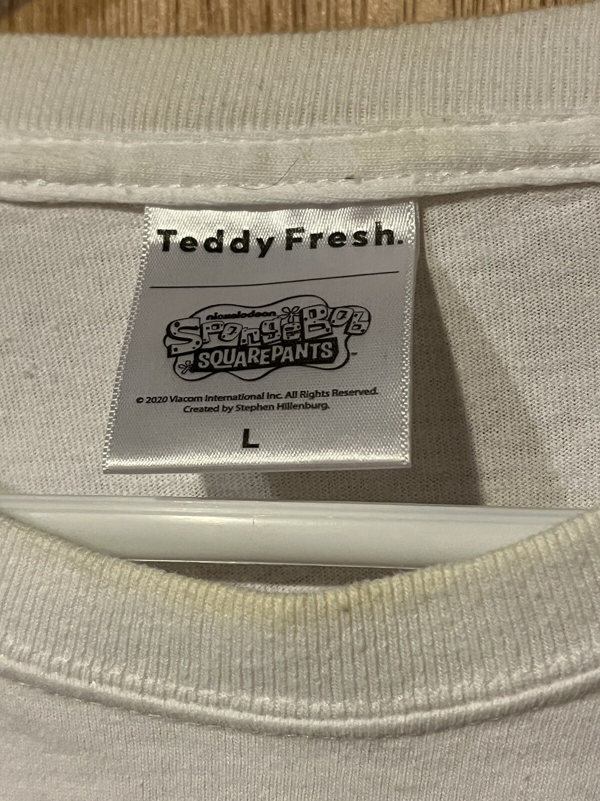 Teddy Fresh SpongeBob Collab Long Sleeve Shirt Large - Gem