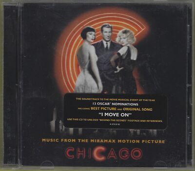 Chicago Music From the Miramax Motion Picture Soundtrack CD 2003 Hype ...