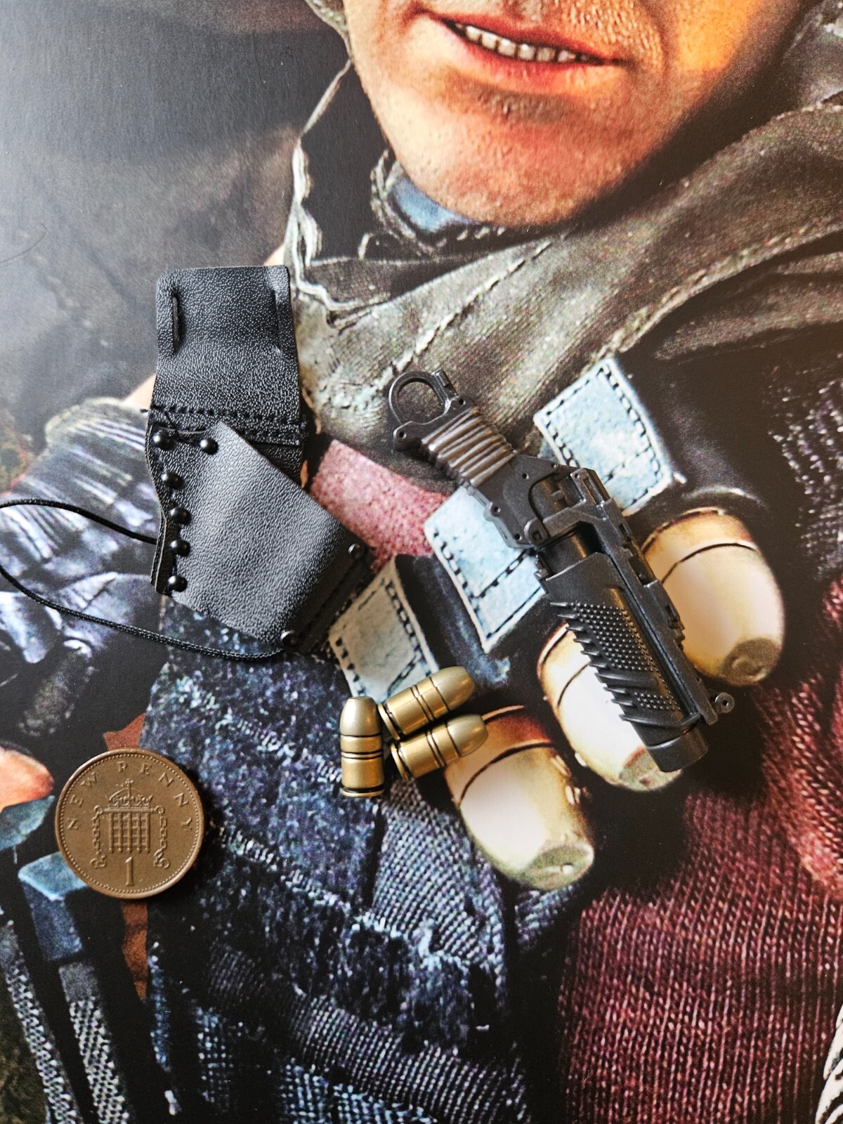 Hot Toys Deadpool 2 MMS583 Cable Grenade Launcher & Holster loose 1/6th ...