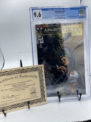 Aphrodite IX #0 CGC 9.6 Dynamic Forces Gold Foil Edition David Finch NM ...
