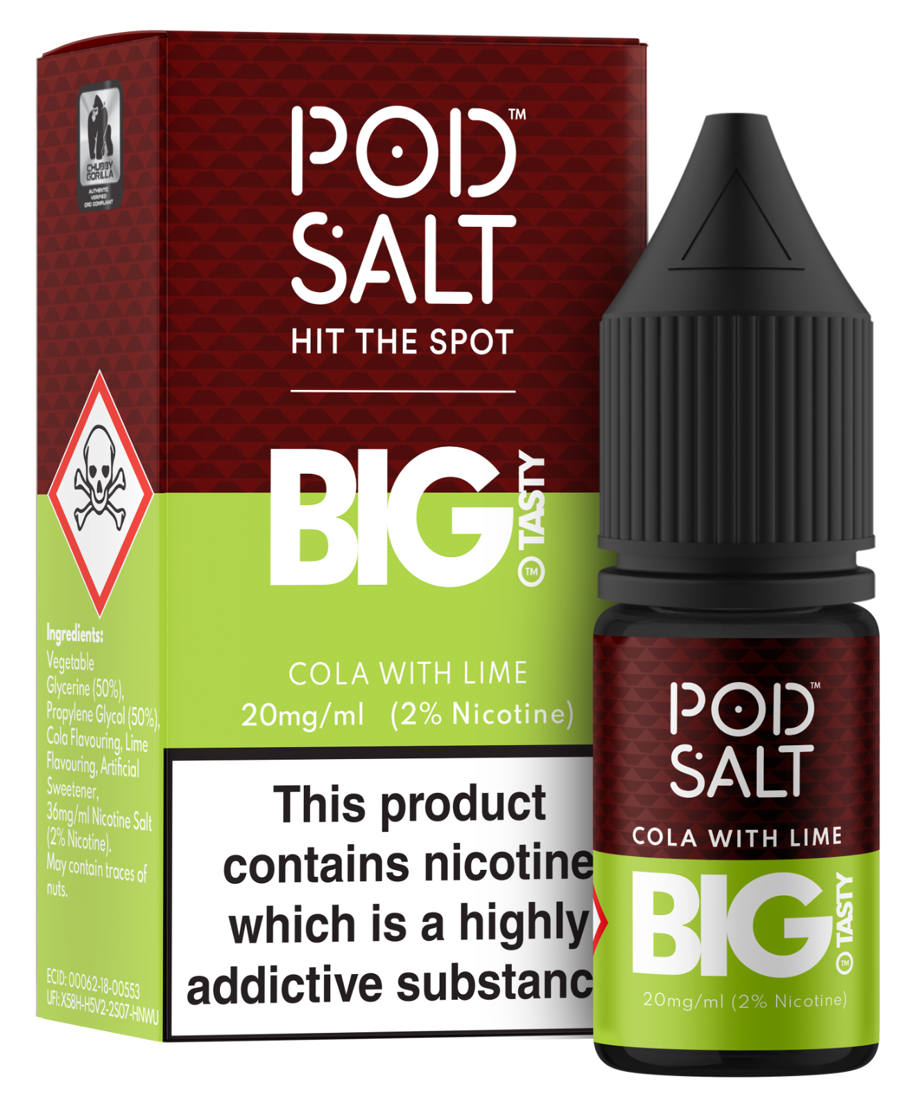 Pod Salt E Liquid 11mg Nic Salt 20mg Vape Pod Salts Liquid Juice ...