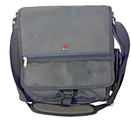 VTG Sony PlayStation Console PS1/PS2 Travel Messenger Bag Travel ...