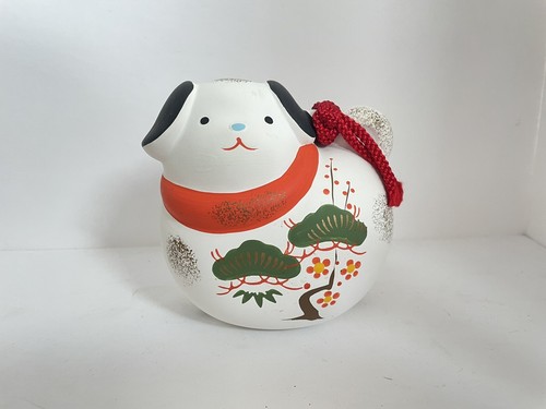 Vintage Japanese Ceramic Inuhariko Dog Bell (J49) | eBay