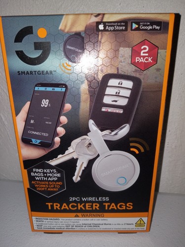 Smartgear 2 Piece Wireless Tracker Tags (2 pack) | eBay