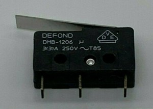 DEFOND DMB-1206 Micro Limit Switch 3(3)A 5A 10.1A 125/250VAC With ...
