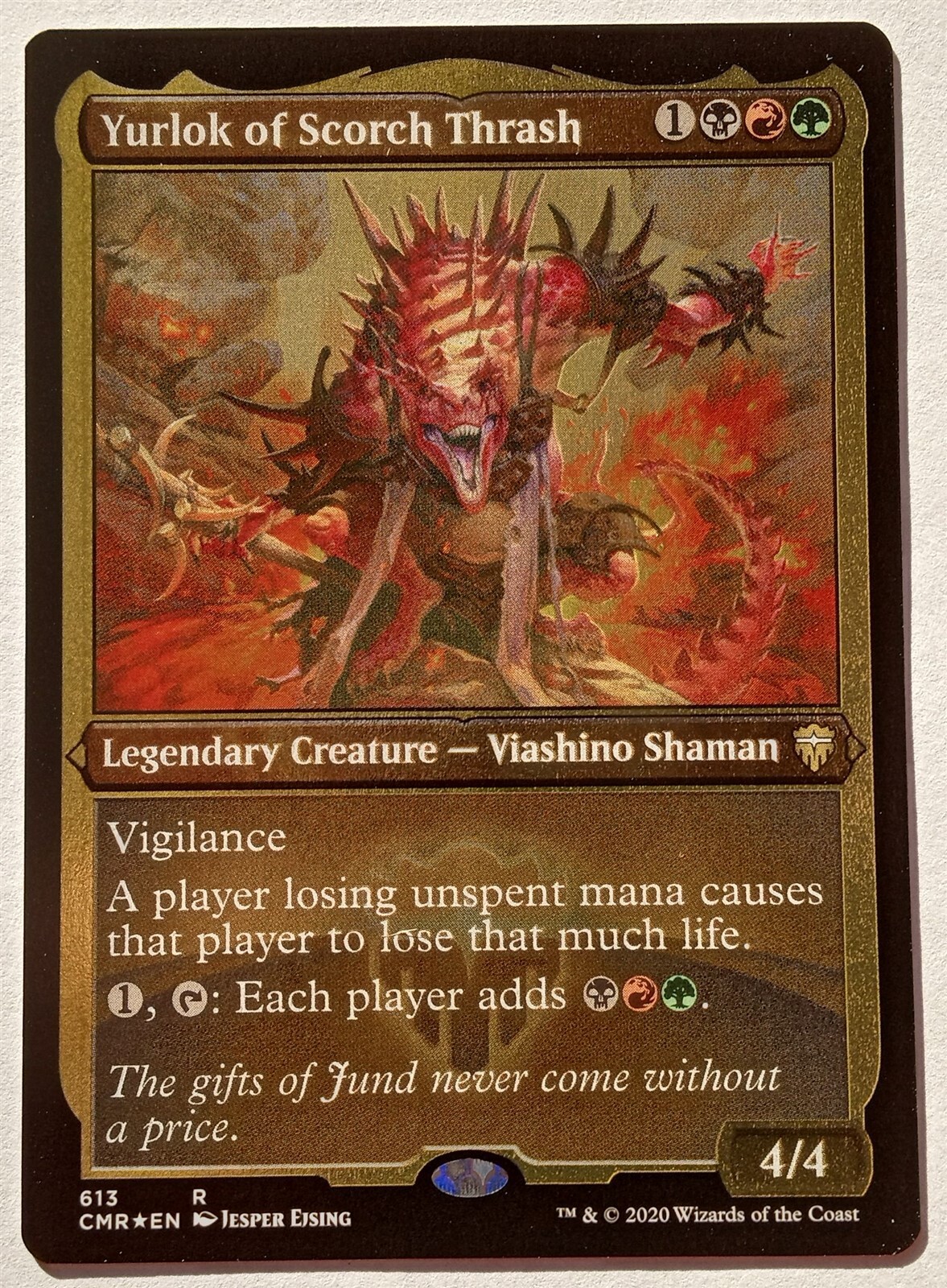 Magic MTG - Yurlok of Scorch Thrash (Etched Foil) - Commander Legends ...