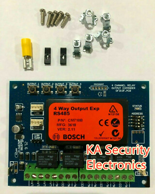 BOSCH CM710B 4 WAY LAN Relay Output Expander Module for Solution 144 ...