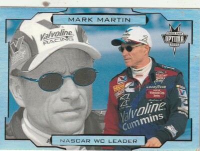 FREE SHIPPING-MINT-2000 Press Pass Optima #44 Mark Martin Racing Card ...