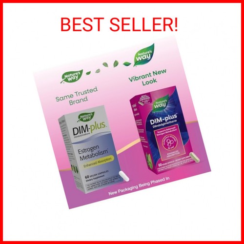 Nature's Way Dim-Plus, Diindolylmethane Vegetarian Capsules, 60-Count ...