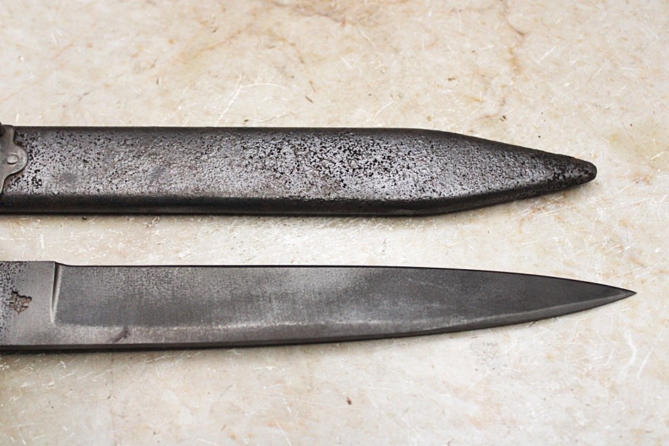 56/ Austria-Hungary Army commando trench fighting knife dagger WWI ...