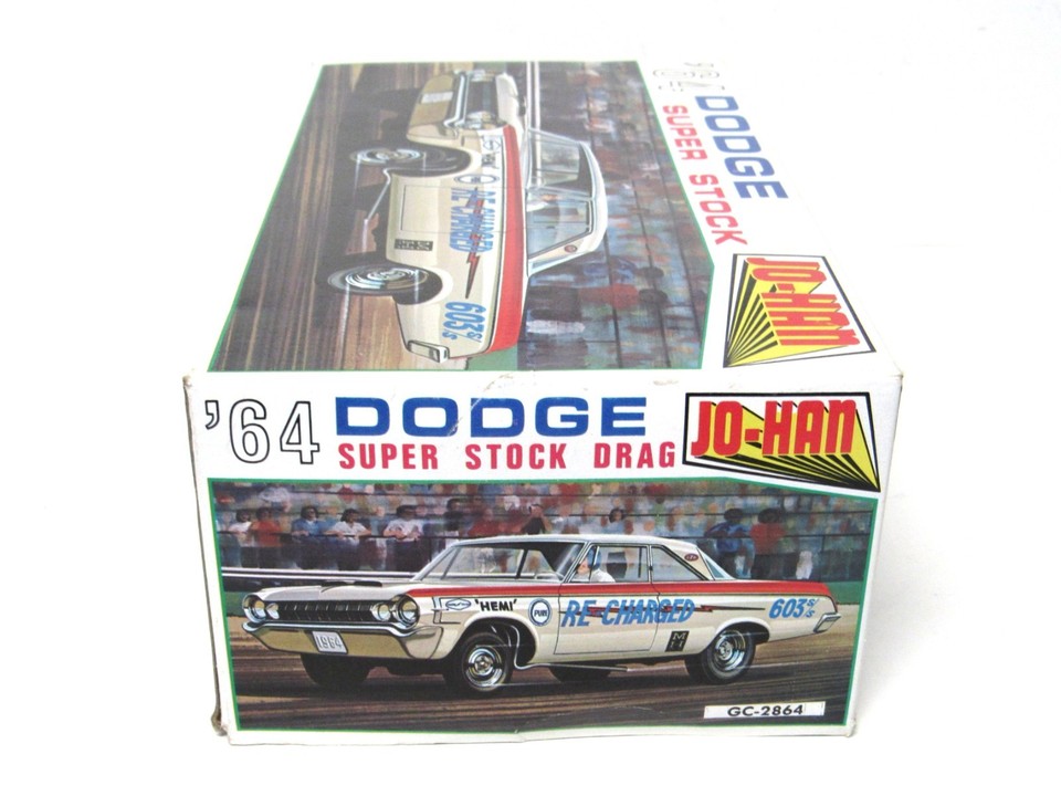 JO-HAN 1964 Dodge Super Stock HEMI - Re-Charged Vintage Empty BOX ONLY ...