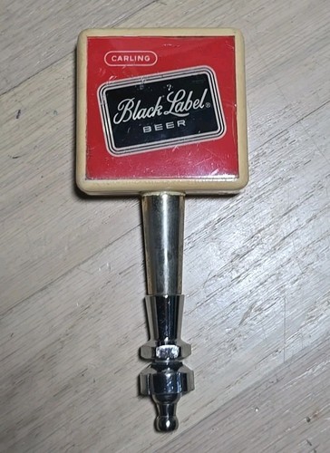 Vintage CARLING BLACK LABEL BEER TAP HANDLE 7" x 3" | eBay