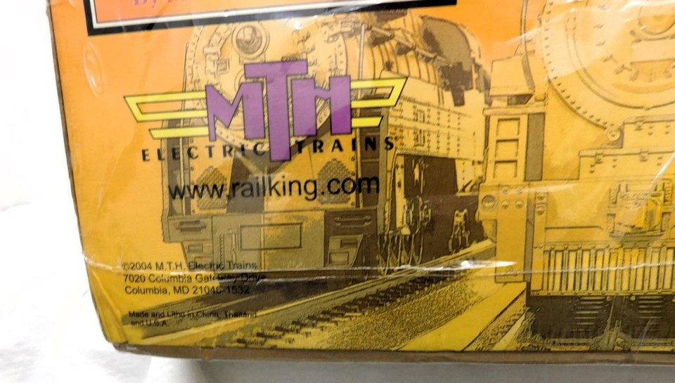 SEALED MTH Trains 30- 4120-1 HARLEY DAVIDSON Diesel Freight Set w ...