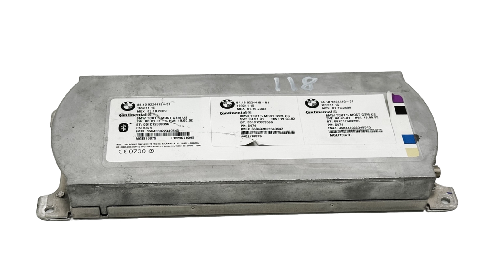 2010 BMW Bluetooth Communication Module OEM 84109224674 Tp0211 for sale ...