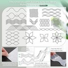 Kigley 2 Pcs Wave Edge Waves Ruler Acrylic Quilt Rulers for Quilting 0. ...