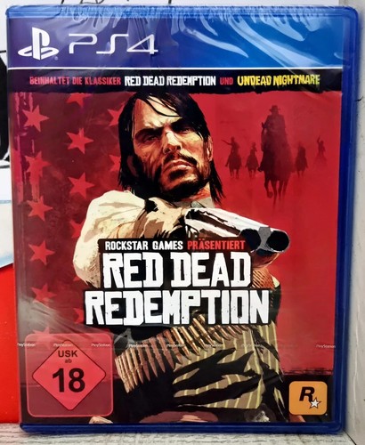 RED DEAD REDEMPTION 1 PS4 PLAYSTATION 4 BASE + UNDEAD NIGHTMARE EU CON ...