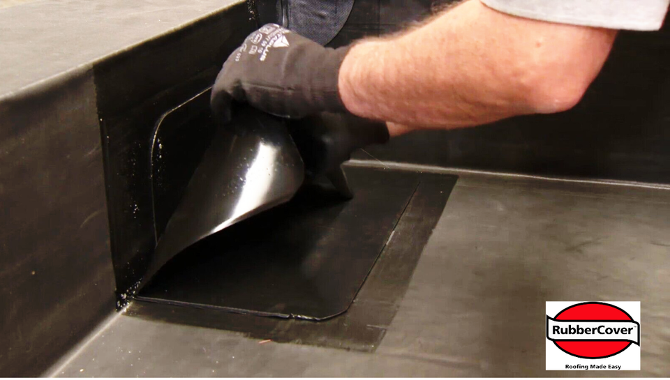 Rubber Roofing EPDM Sheets 1.14mm Rubbercover Offcuts Flat Roof Shed ...