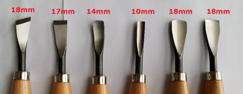 6pcs Professional Woodworking Detail Chisel Wood Carving Hand Chisel ...