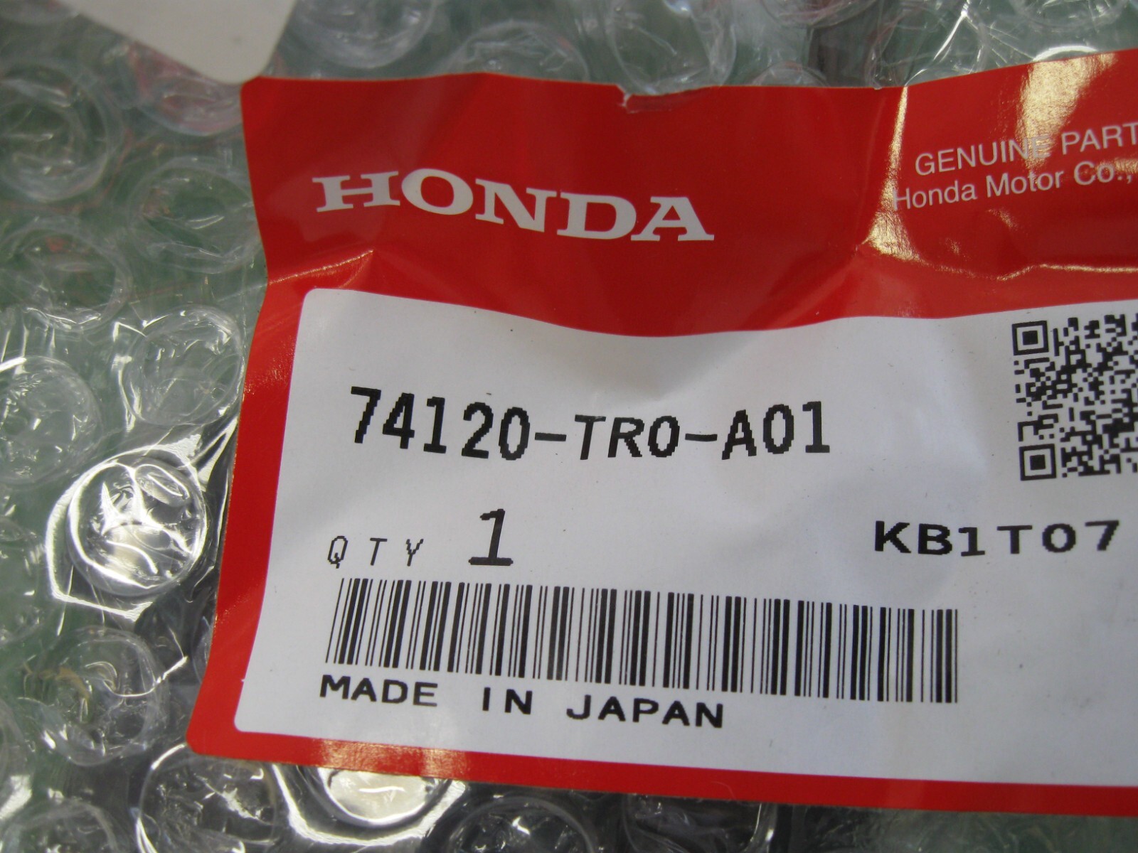 Honda 74120-TR0-A01 Hood Security Switch Lock Assembly for 12-15 Civic ...