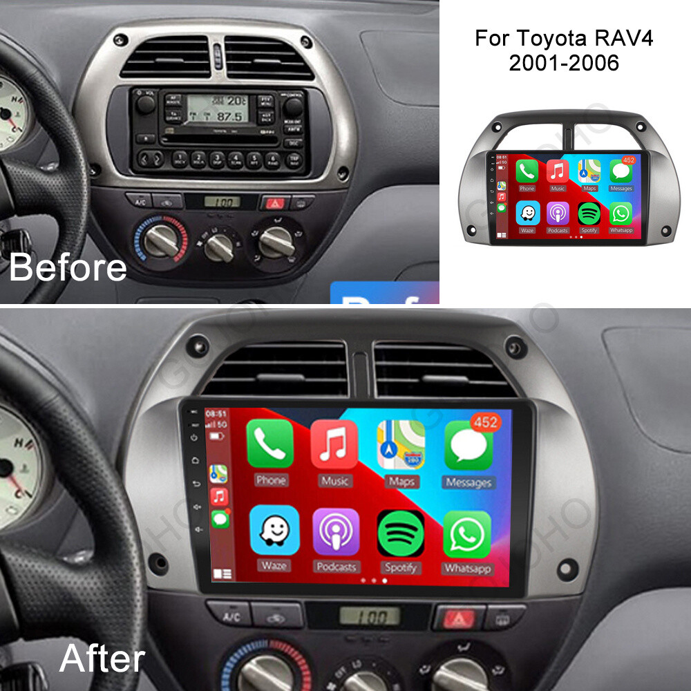 4+64GB Car Stereo For Toyota RAV4 2001-2006 Radio GPS Navi Android 13 ...