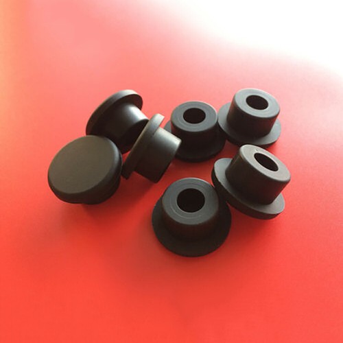 Black Silicone Rubber Blanking End Caps Tube Pipe Inserts Plug Bung 15. ...