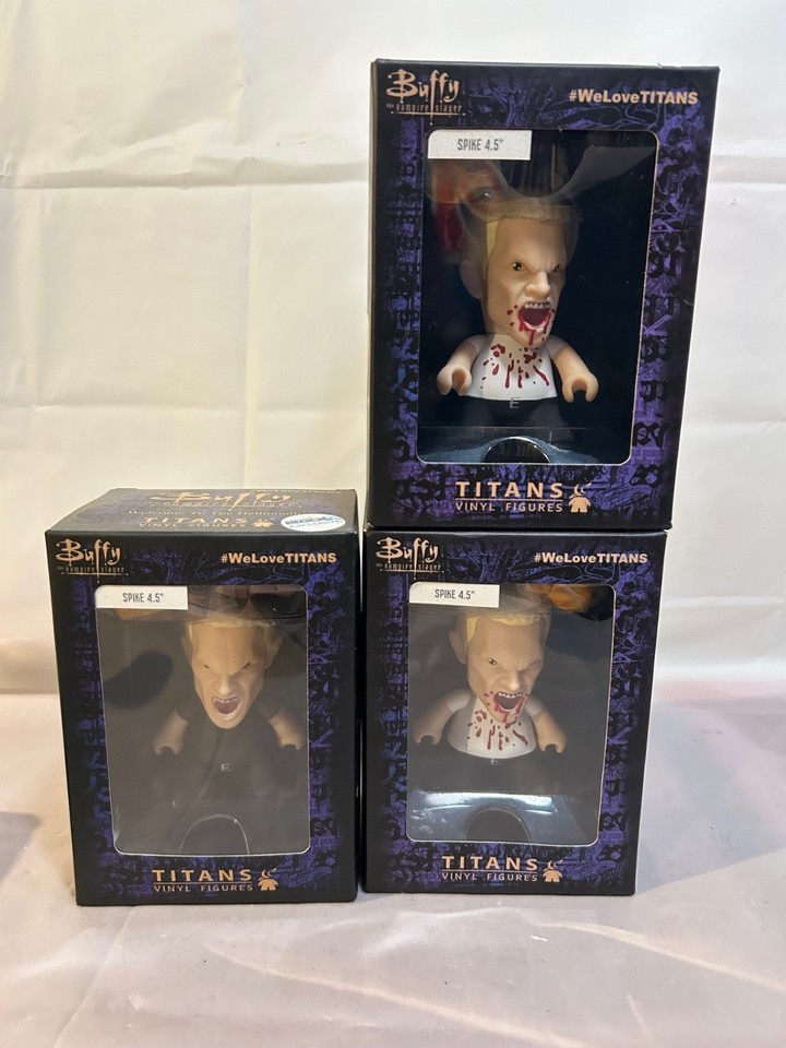 Buffy The Vampire Slayer Titans Vinyl Figure COMPLETE SET + Boxes + 3 ...