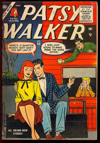 Patsy Walker #65 Very Nice Golden Age Vintage Teen Marvel Atlas Comic 1956 FN+ | eBay