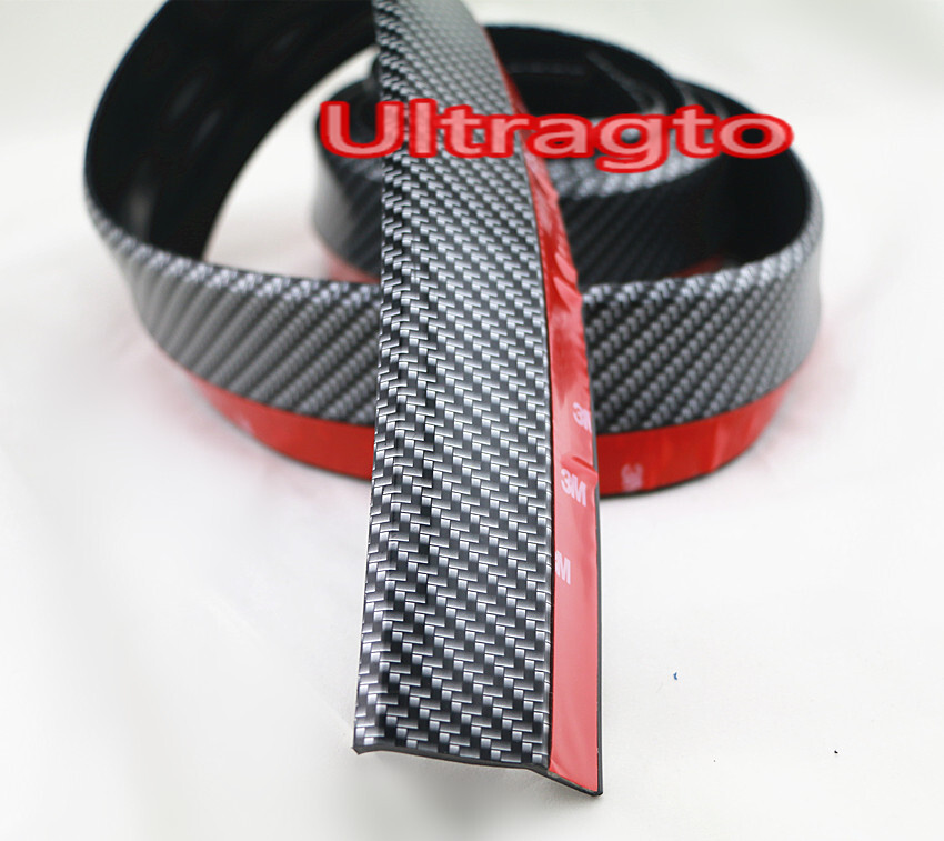 Black Rubber Bumper Guard Protector Flex Edge STRIP CHIN Side Skirts ...