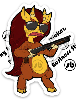 Big Mouth Sticker Female Hormone Monster 3 inch Vinyl Sticker Netflix ...