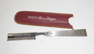 VINTAGE WECK SHAPER STRAIGHT RAZOR HAIR SHAPER BEAUTIFUL DESIGN | eBay