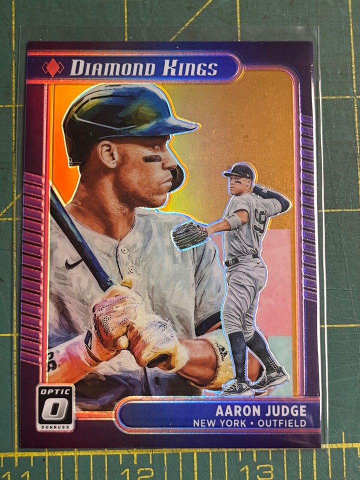 Rare Aaron Judge 62 HR Record Card #62/125 Match: 2021 Panini Donruss ...