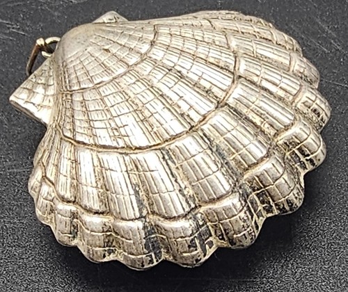 Sterling Silver Clam Shell Pendant Charm | eBay