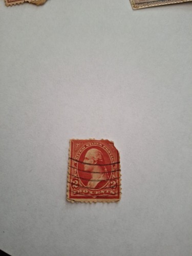 George Washington 2 cents Red used U.S.A. Postage Stamp rare. | eBay