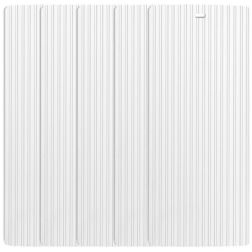 DALIX Ribbed Vertical Blinds Replacement Window Slats Vinyl - 5 Pack ...